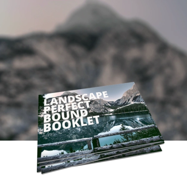 A4 Landscape Perfect Bound Booklets | Print Fusion